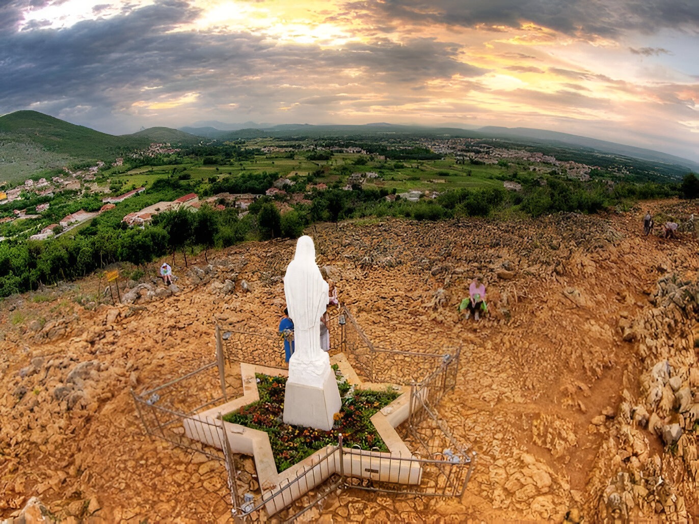 Apparition Hill and the Blue Cross | Herzegovina Wine Route